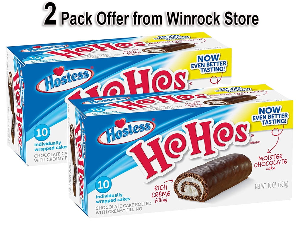 Hostess HoHos, Chocolate, 10 oz. 10 Count (2 Pack) offer from Winrock ...