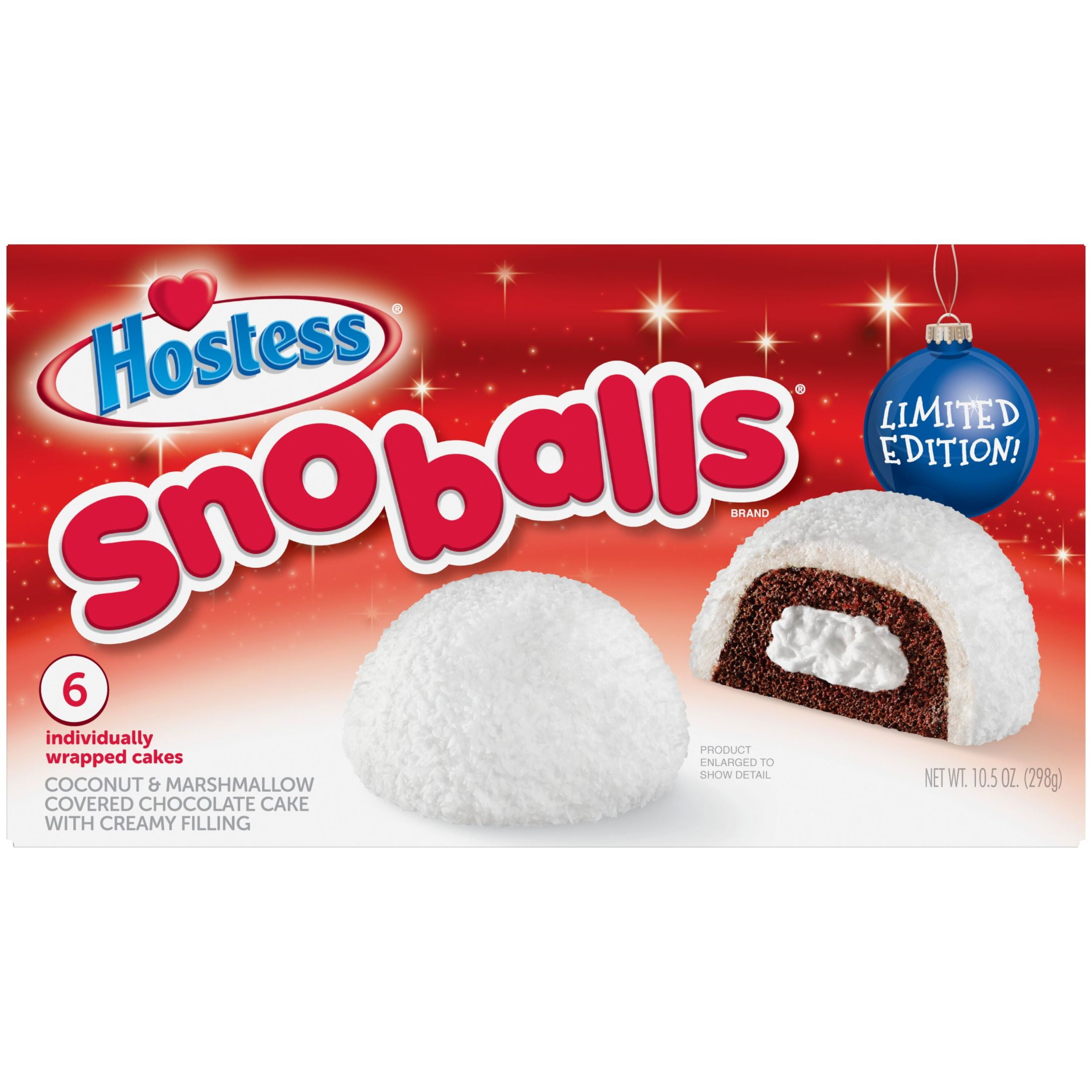 HOSTESS SNOBALLS, Coconut and Marshmallow Chocolate Cake , Creamy ...