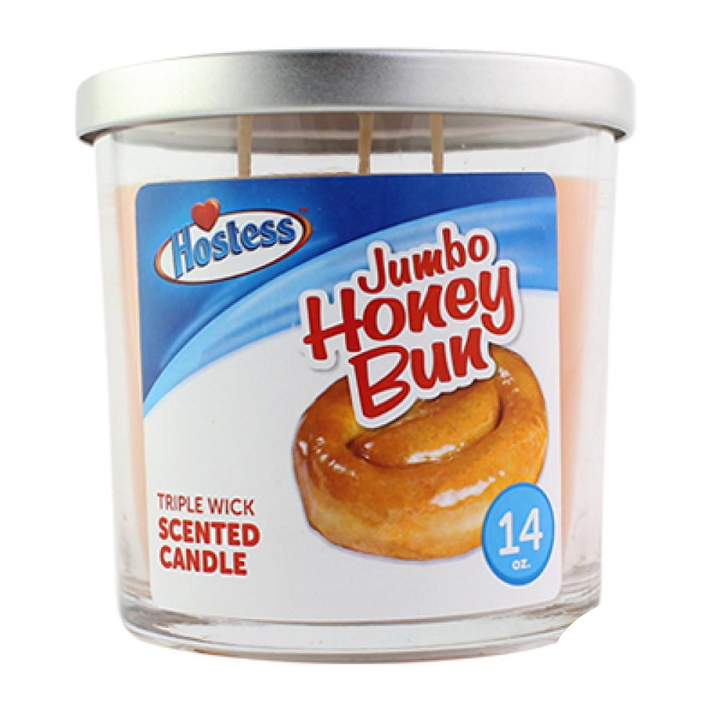 Hostess Honey Bun Triple Wick Scented Candle, 14 oz, Sweet and Cozy ...
