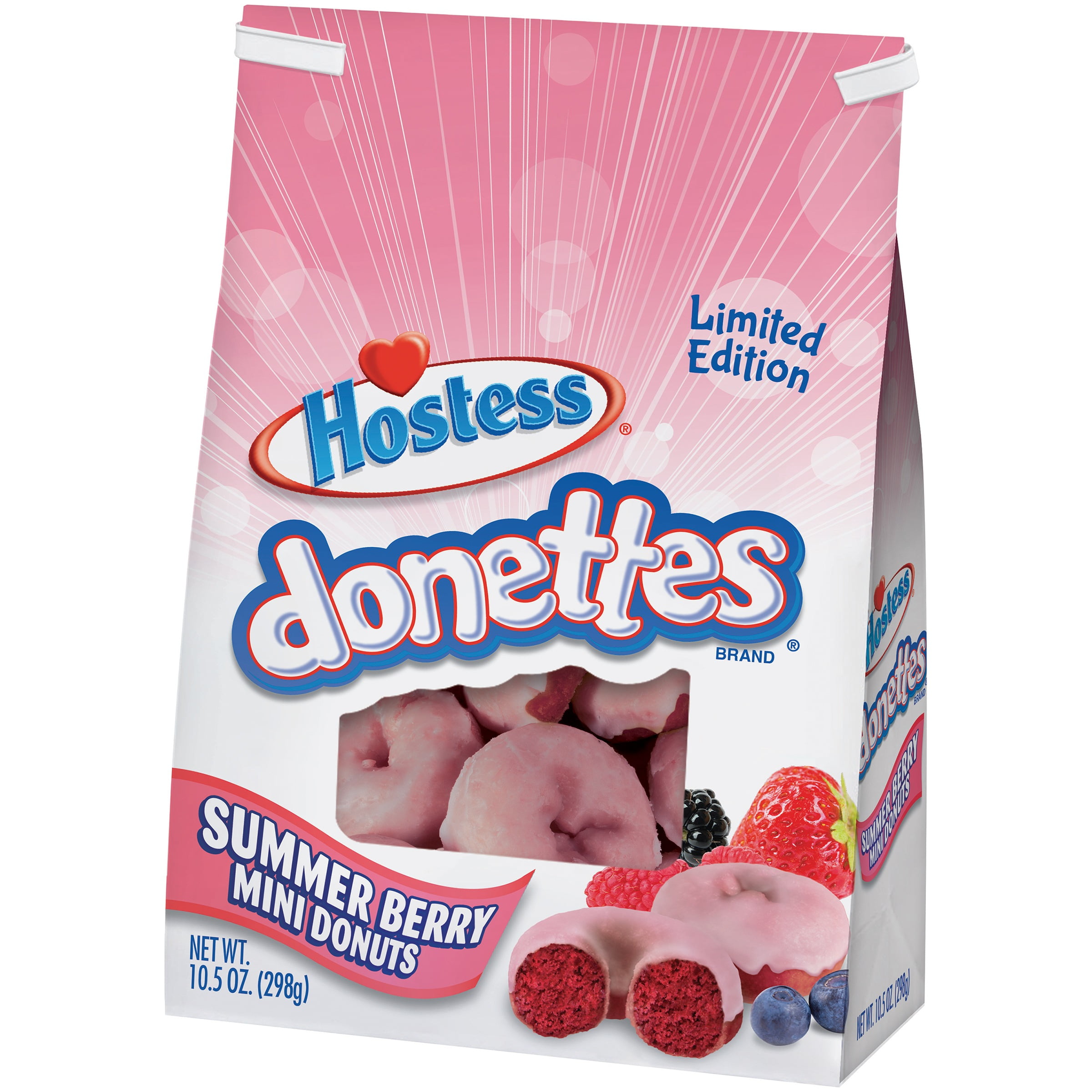 Hostess Hst Summer Berry Bag Donut 10.5oz - Walmart.com
