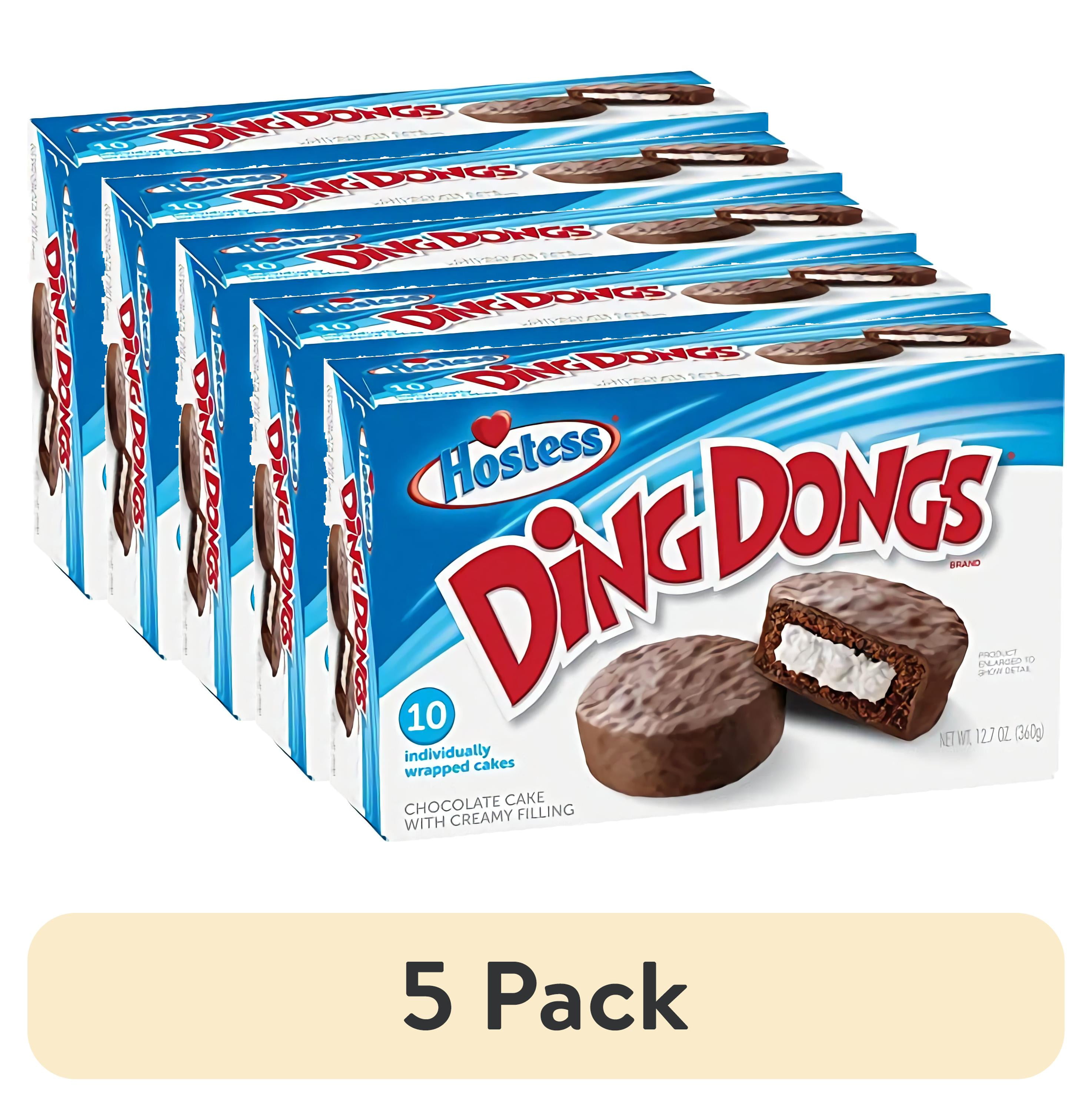 (5 pack) Hostess 2 Boxes Hostess Ding Dongs Snack Cakes, 10 Per Box ...