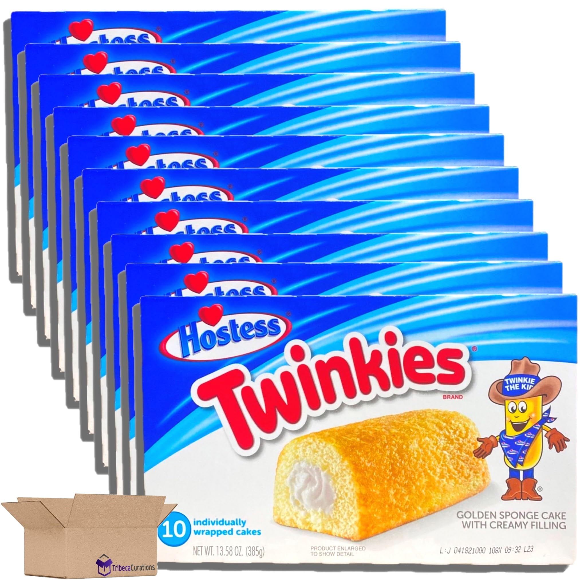 Hostess Original Twinkies Bulk Value Pack 10 Count Box | Pack of 10 ...