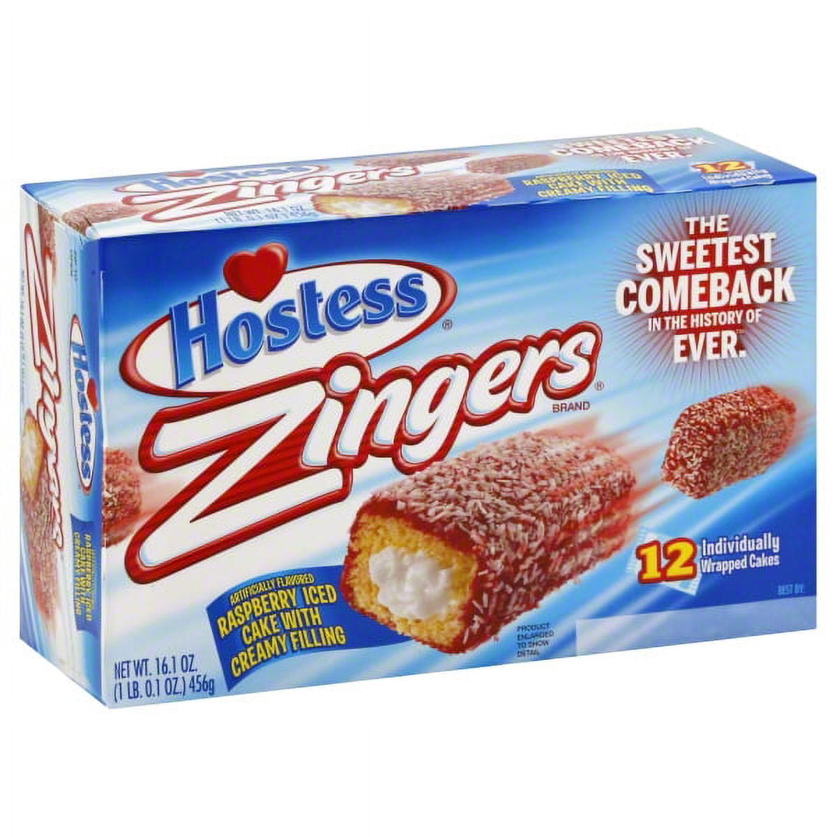 Hostess Raspberry Zinger 12ct - Walmart.com