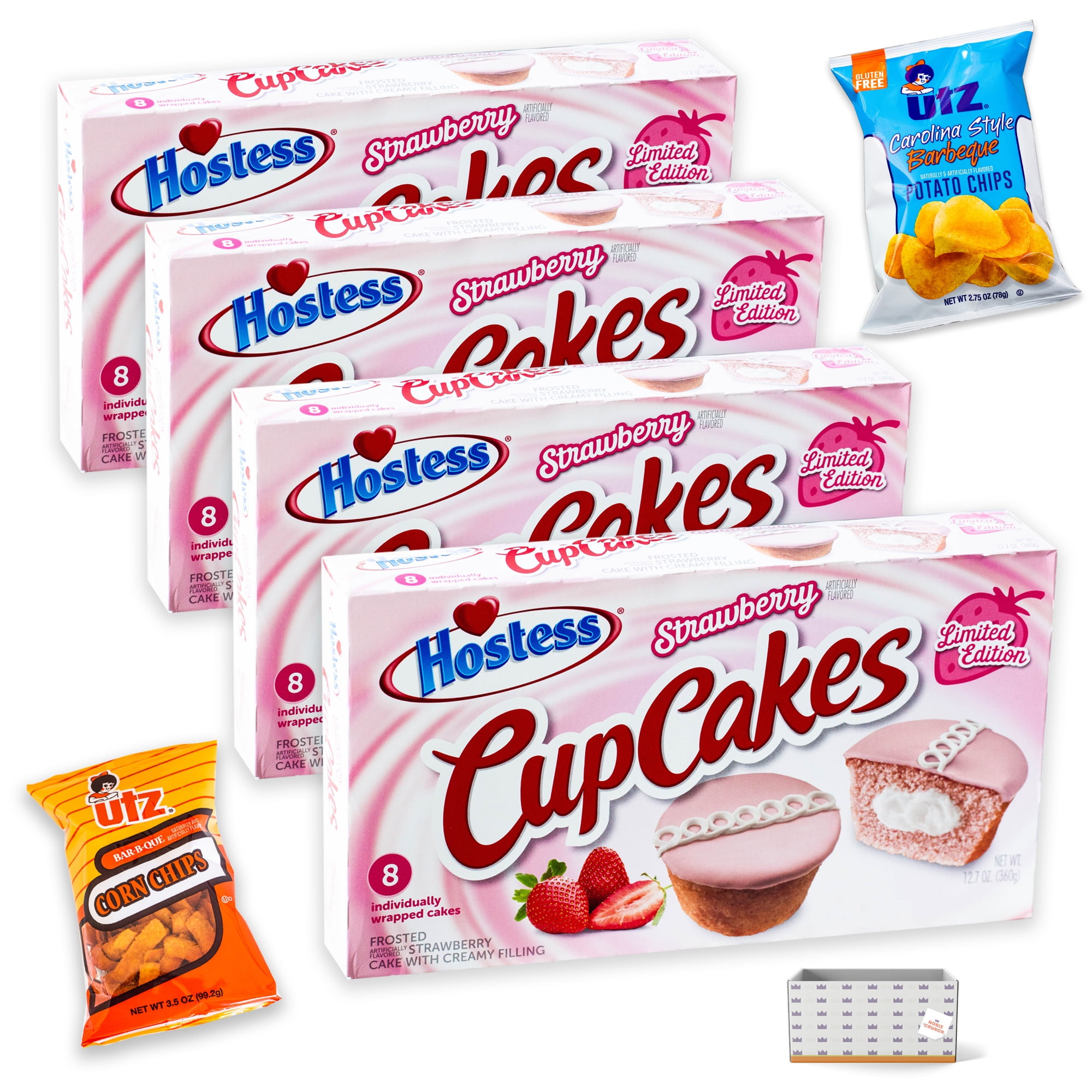 Hostess Strawberry Cupcakes (4pks, 8ct - 32 cupcakes) - BBQ Corn Chips ...