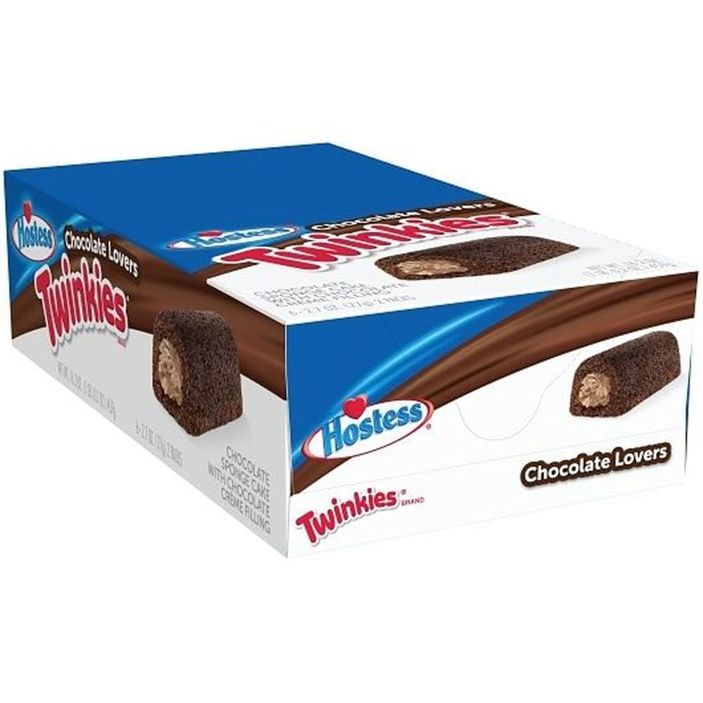 Hostess Twinkies, Chocolate Flavor, 2.7 oz (Pack of 6) - Walmart.com