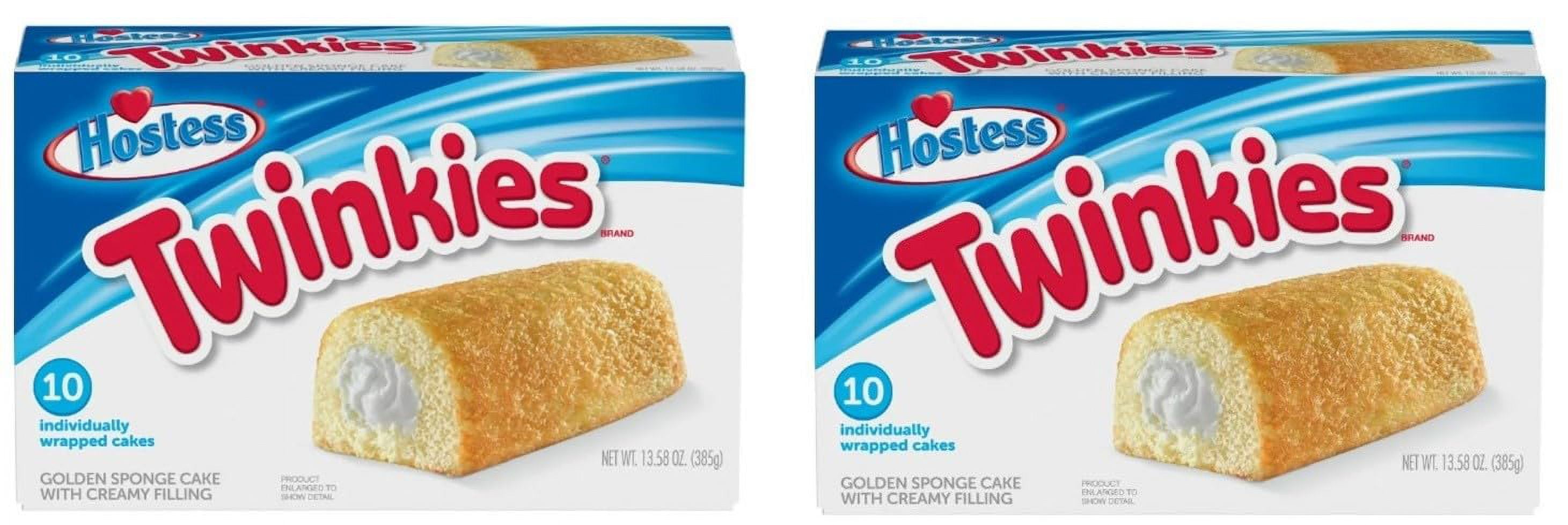 Hostess Twinkies - Creamy Golden Sponge - 13.58 Oz - 10 Individually ...