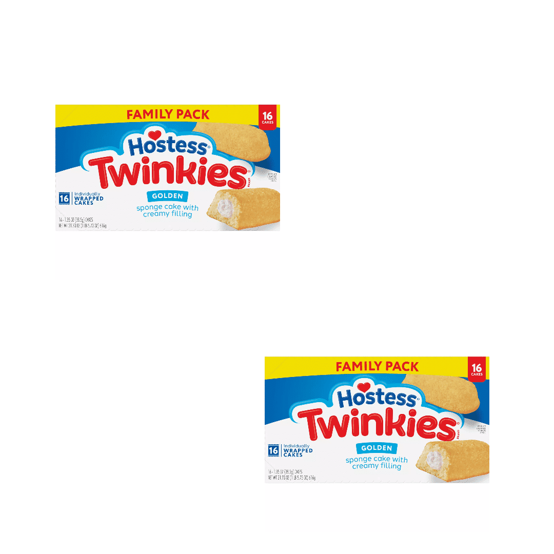 Hostess Twinkies Golden Sponge Cake - Family Pack, 16 ct - Walmart.com