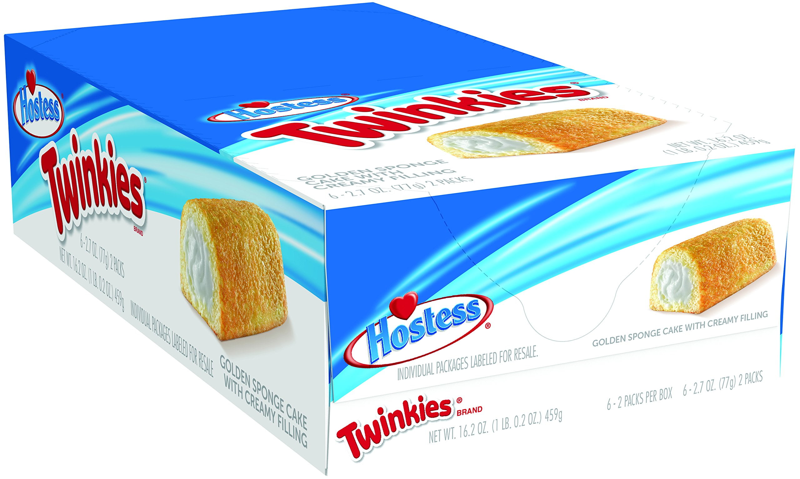 Hostess Twinkies, Original, 2.7 Ounce, 6 Count - Walmart.com