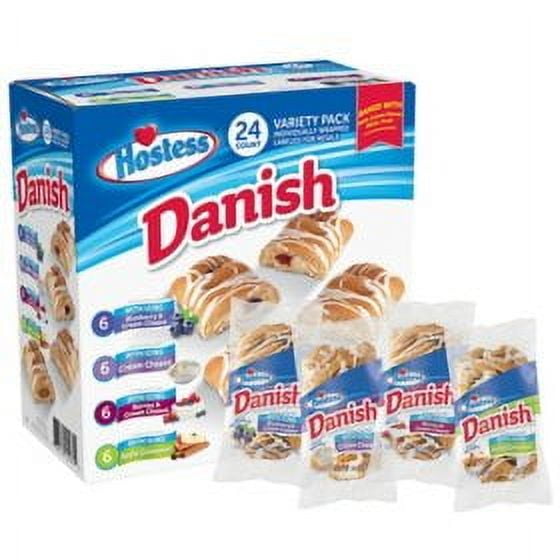 Hostess Variety Pack Danish, 2.75 oz., 24 ct.pack of 2 - Walmart.com