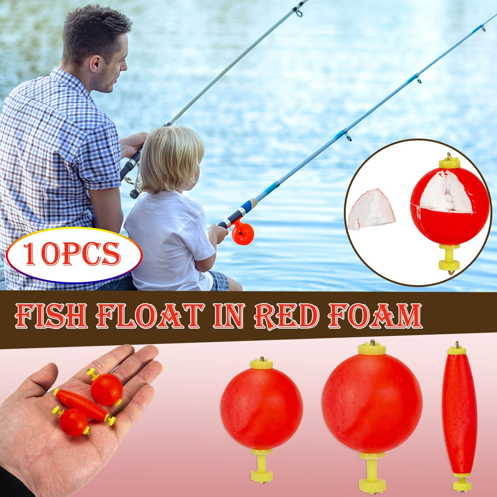 Hosting savings tumgatte Fishing EVA Foam Spring Float Fishing Float ...