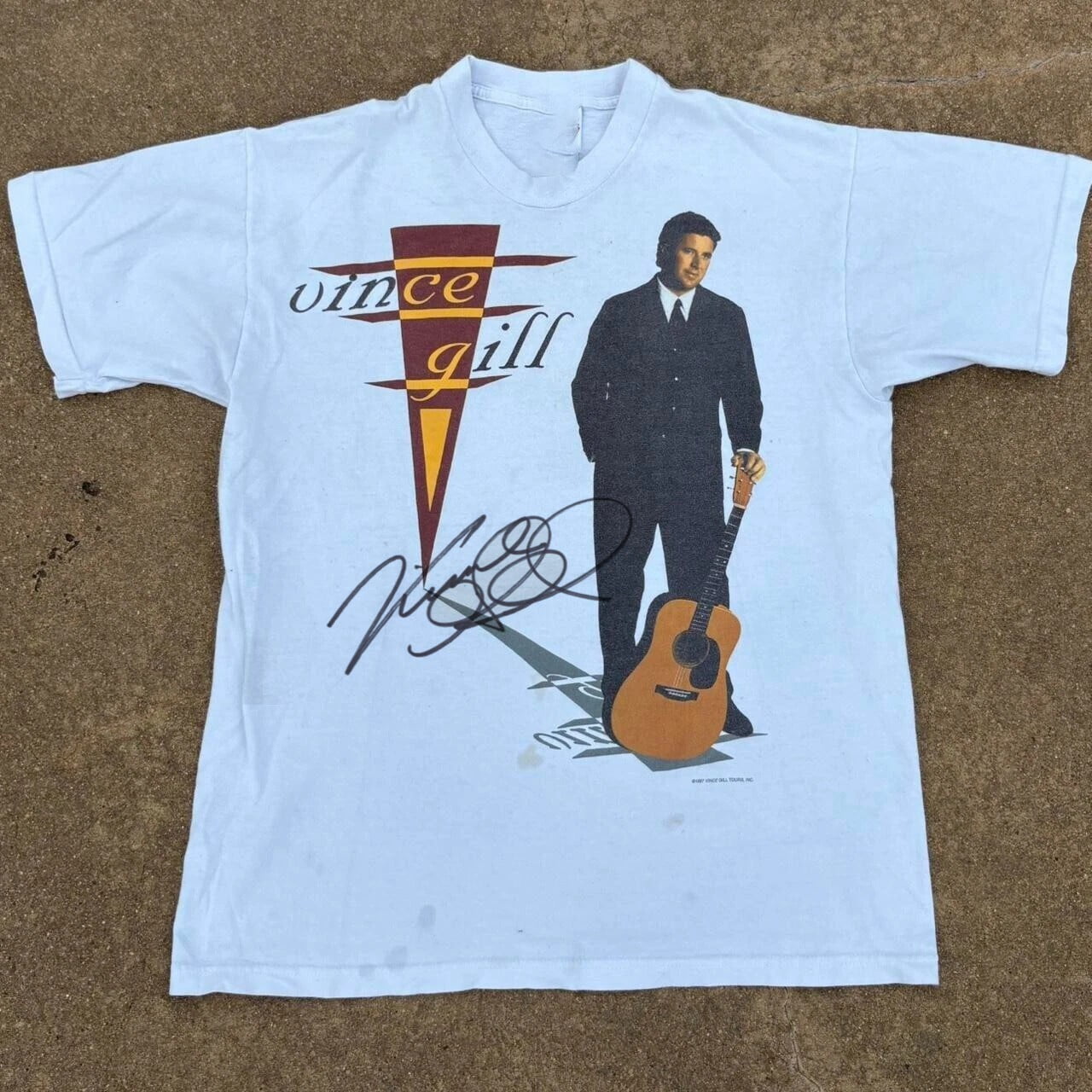 Hot 1990s Country Music Tribute Vintage Concert Style White Cotton ...