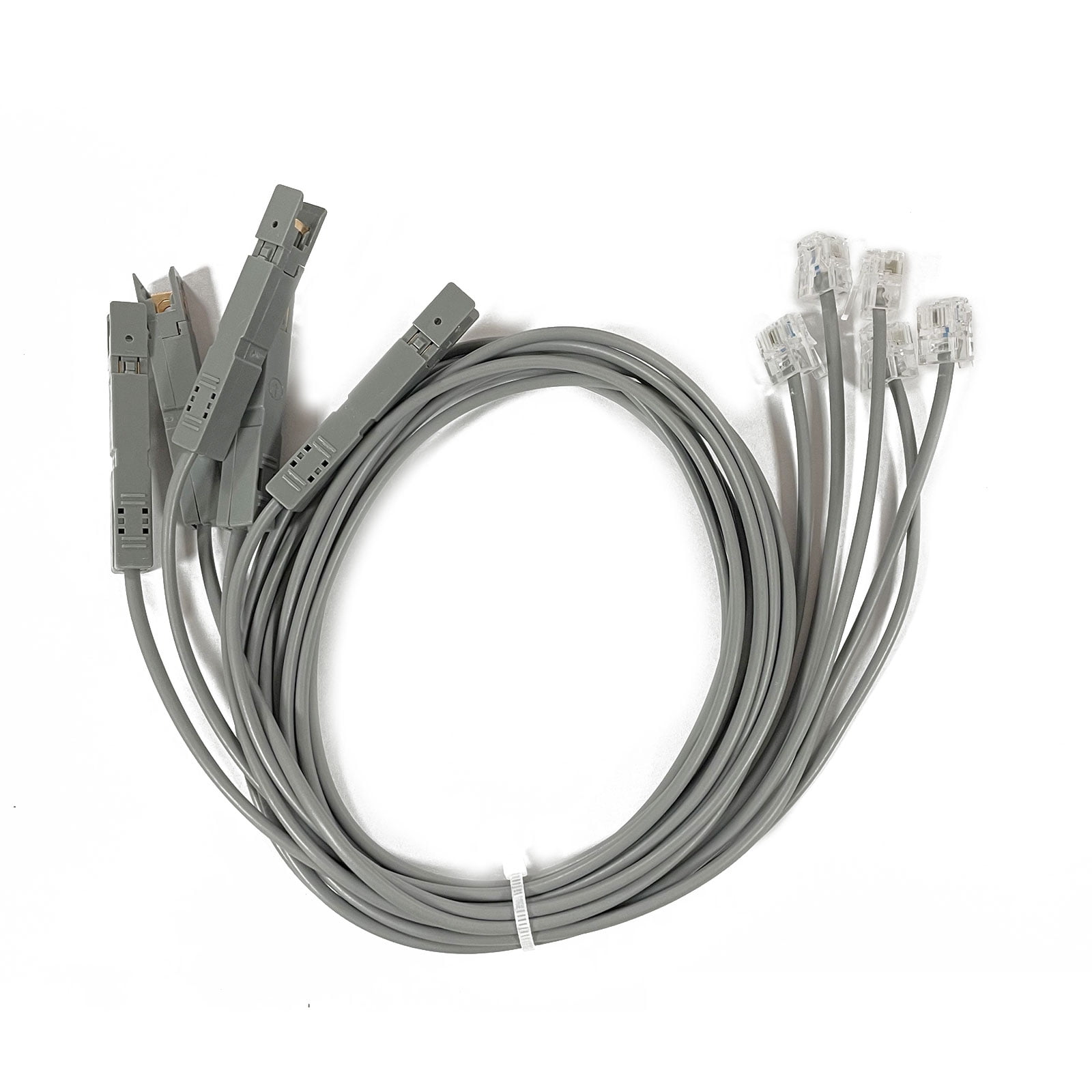 Hot 1M Clip 110 Test for Head RJ11 RJ45 Voice Module Test Cord Lead For ...