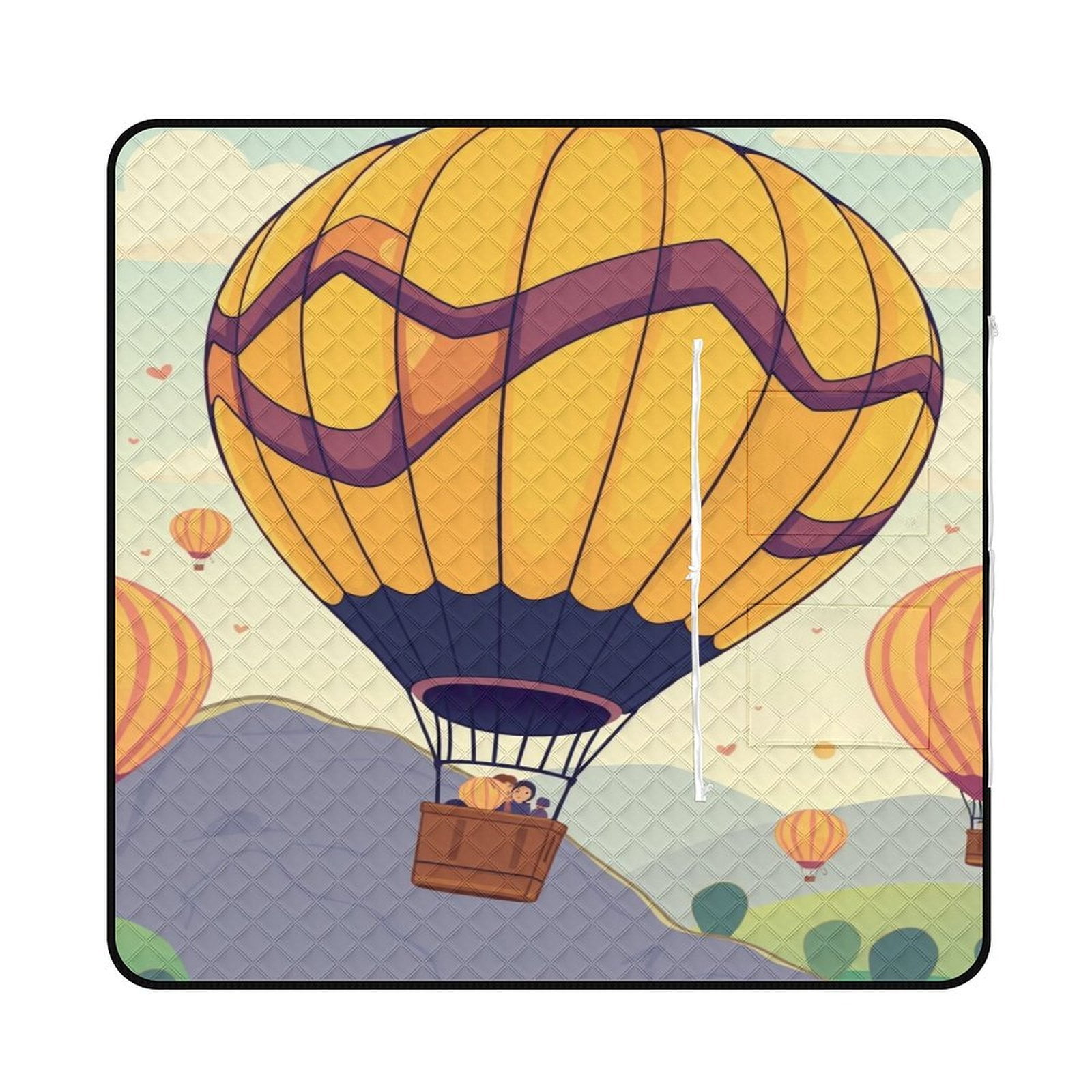 Hot Air Balloon Beach Mats Outdoor Foldable Camping Mat Anti Tear ...
