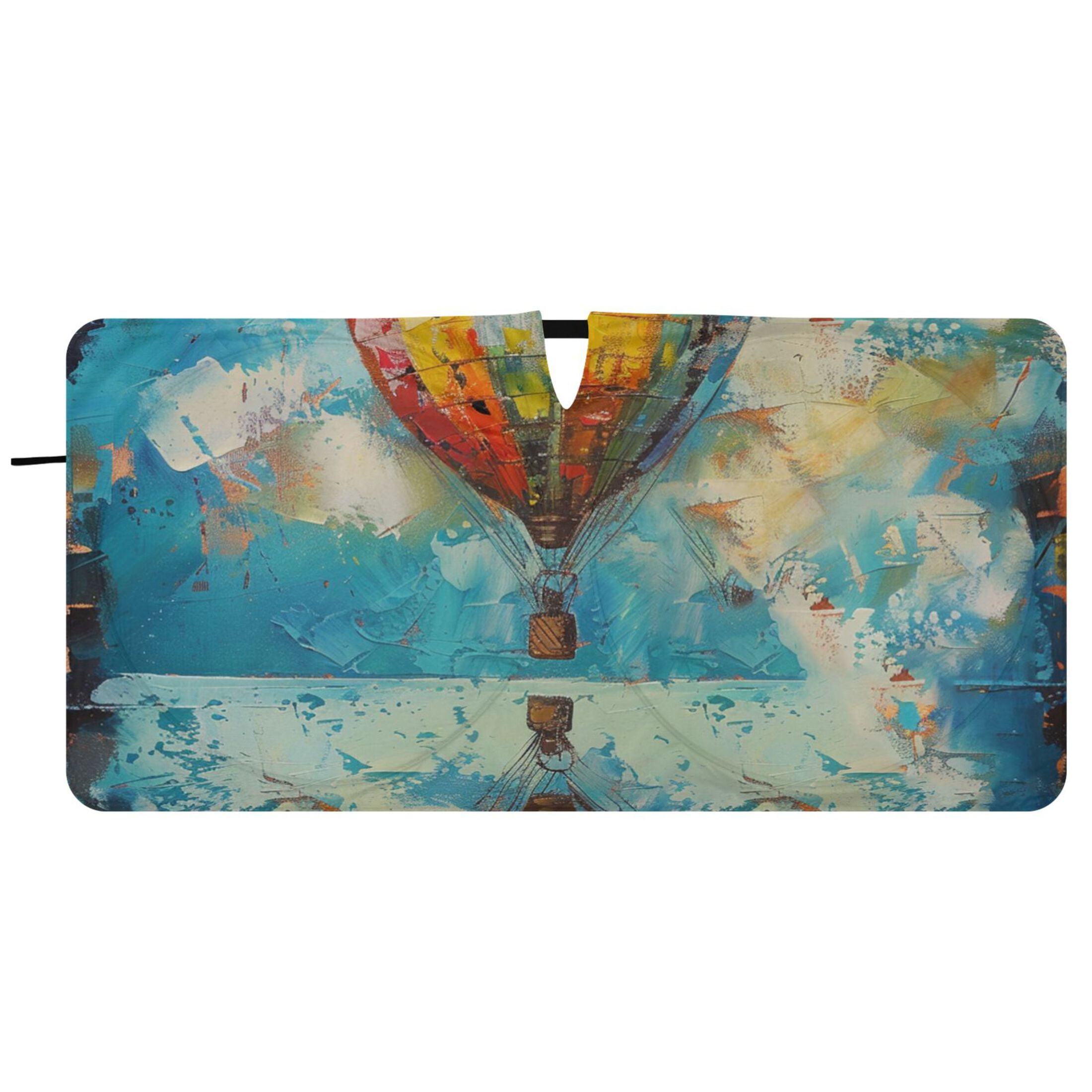 Hot Air Balloon Car Windshield Sun Shade Foldable Front Window Shades ...