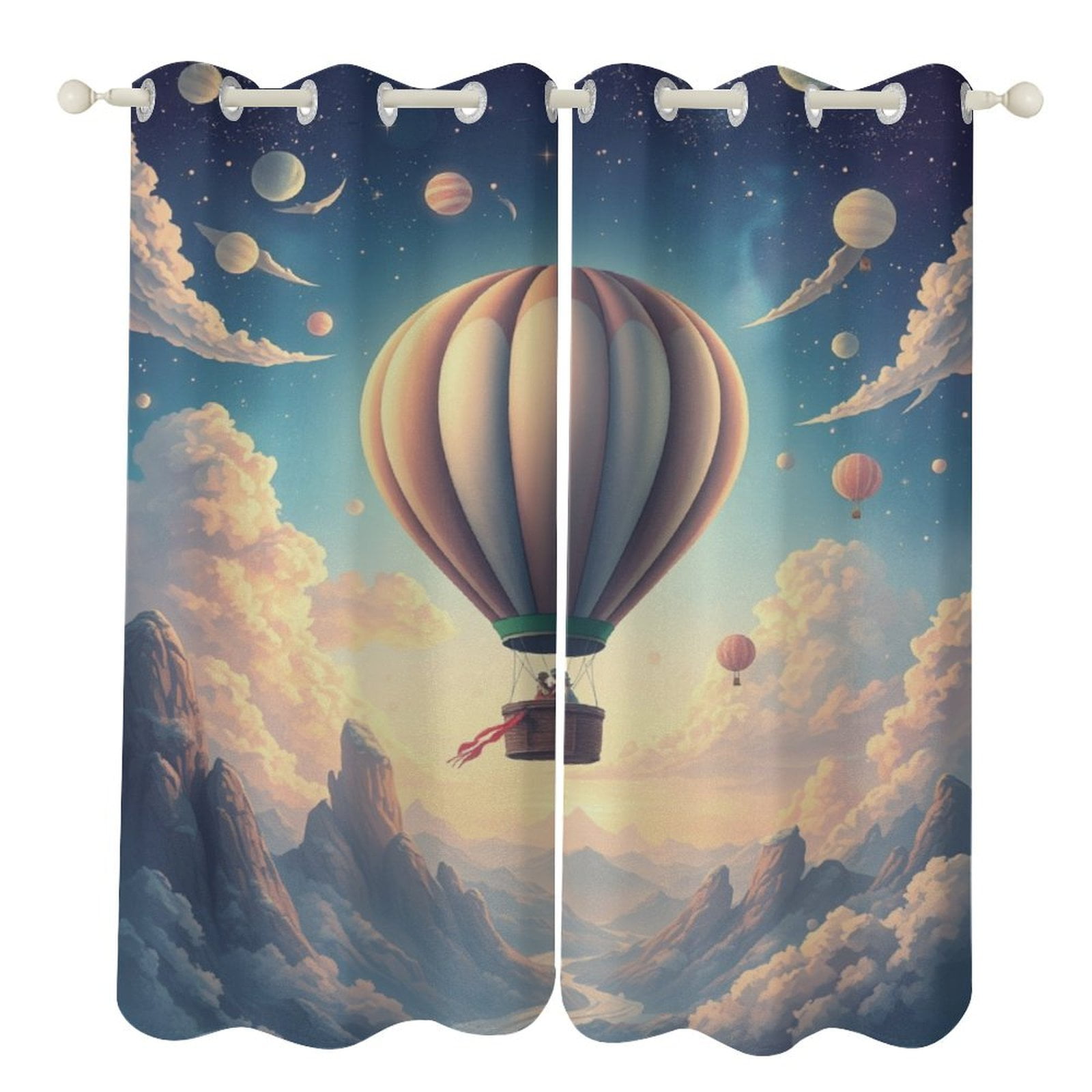 Hot Air Balloon Curtain for Living Room Bedroom Set Design High Quality ...