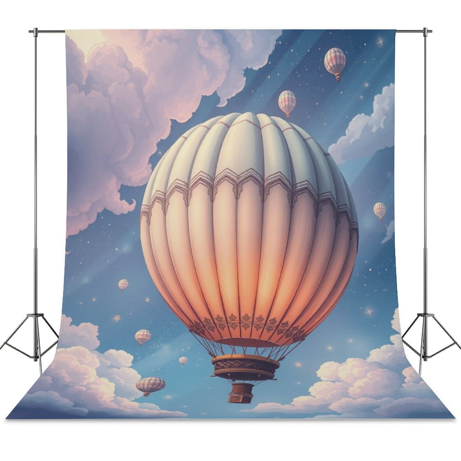 Hot Air Balloon Decorations BackdropPortrait Photography Background ...