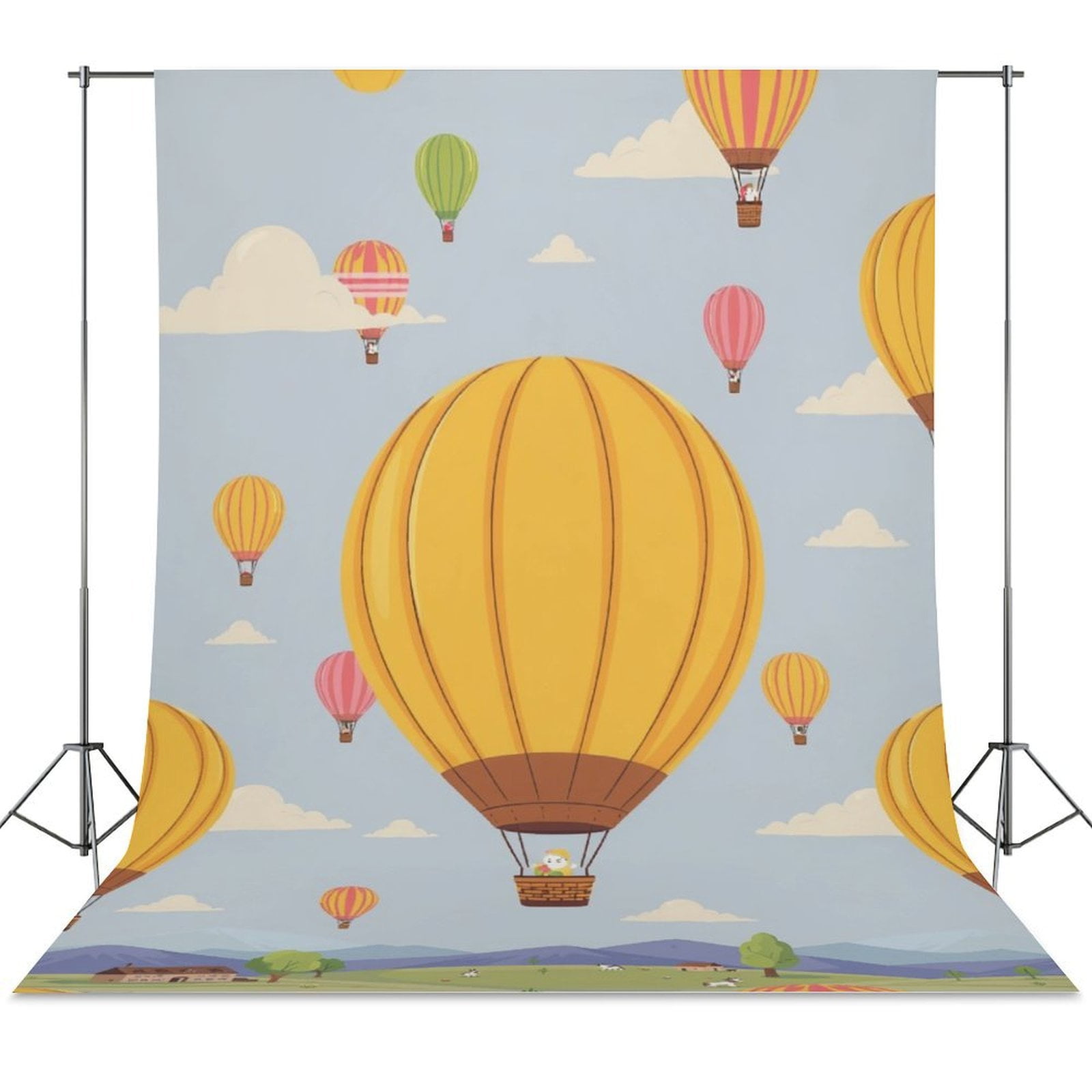 Hot Air Balloon Decorations BackdropPortrait Photography Background ...