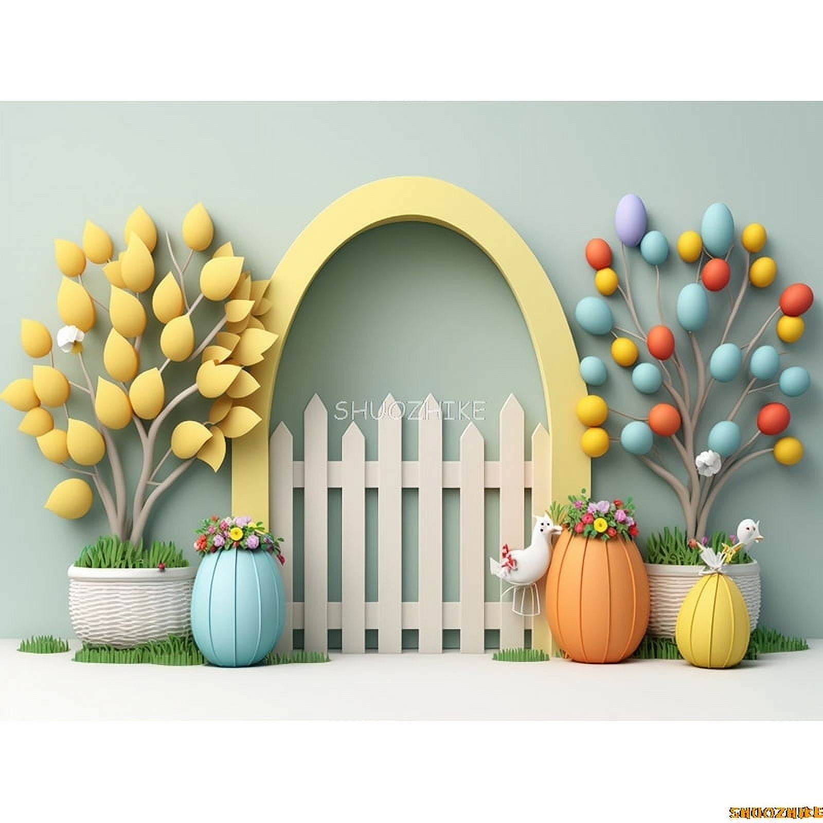 Hot Air Balloon Dinosaurs Abstract Photography Backdrop Banner Birthday ...