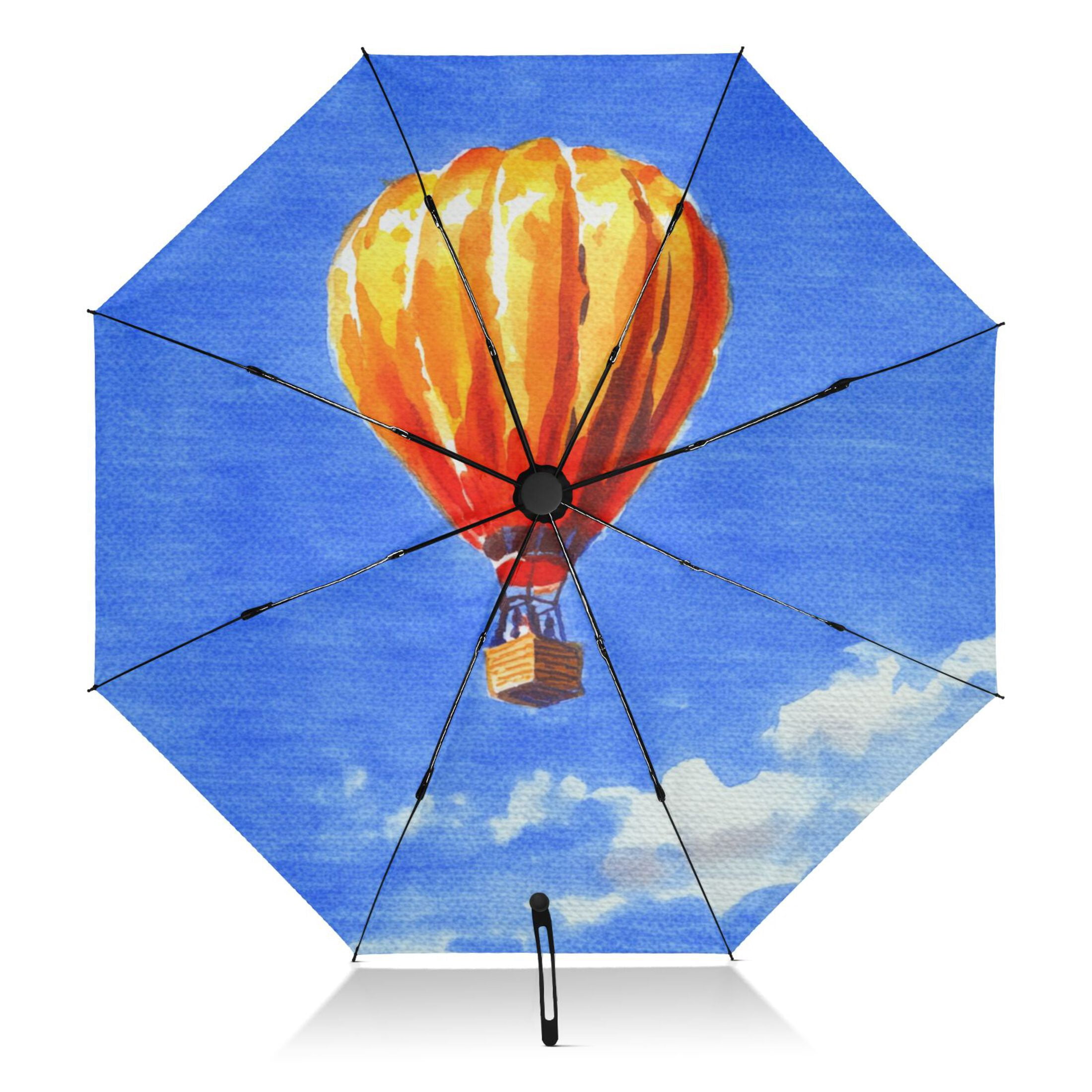 Hot Air Balloon Extra Large Automatic Umbrella, UV Protection ...