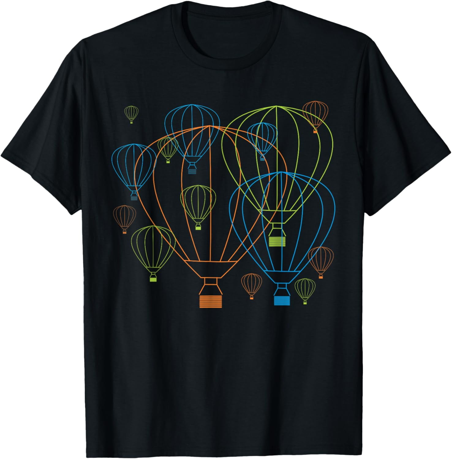 Hot Air Balloon Festival Souvenir Ballooning Family Apparel T-Shirt - Walmart.com