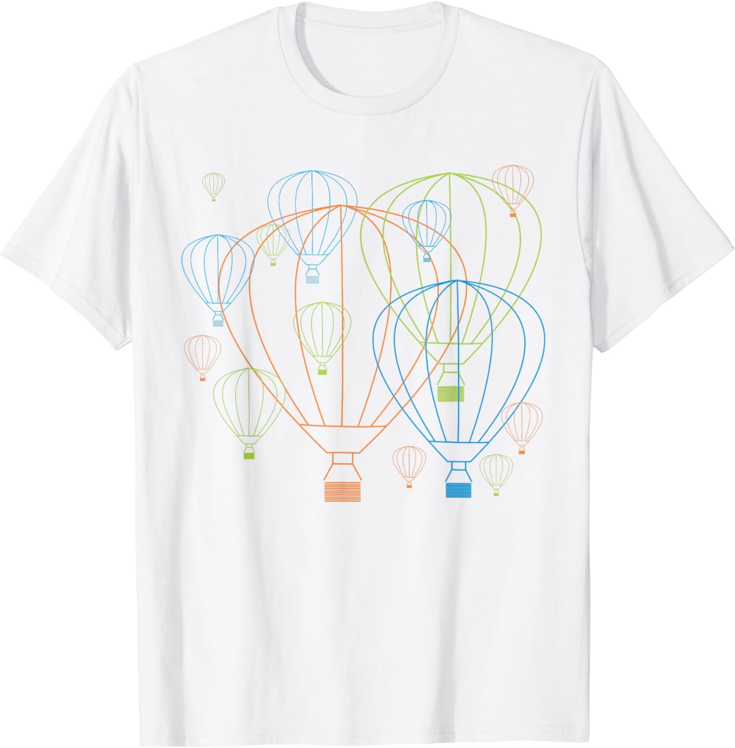 Hot Air Balloon Festival Souvenir Ballooning Family Apparel T-Shirt ...