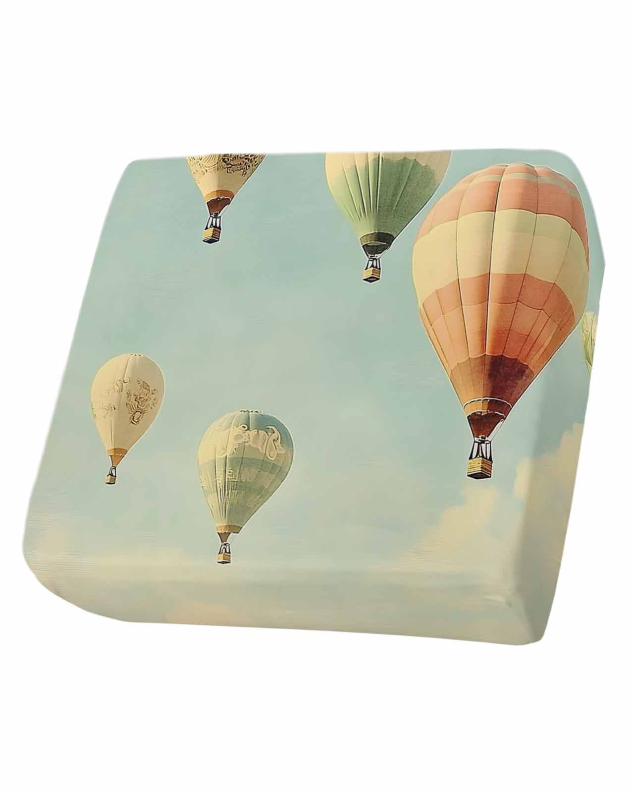 Hot Air Balloon Flying Sofa Couch Cushion Covers Washable, Removable ...