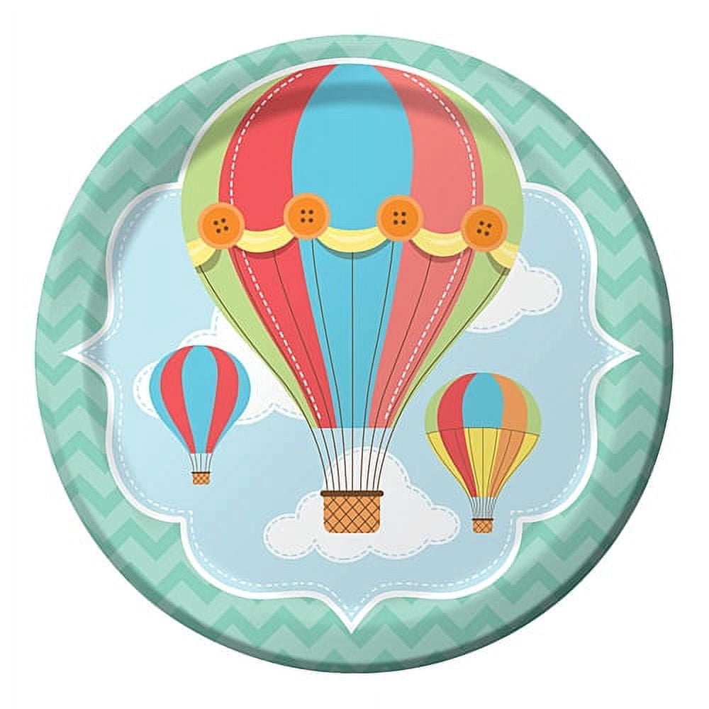 Creative Converting Up, Up & Away Dinner Plates (8 Count), 9" - Walmart.com