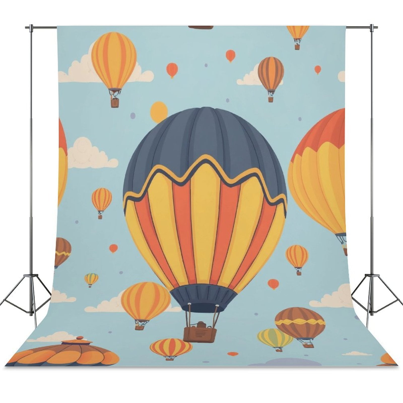 Hot Air Balloon Party Backdrop Birthday Decoration Backgrounds for ...