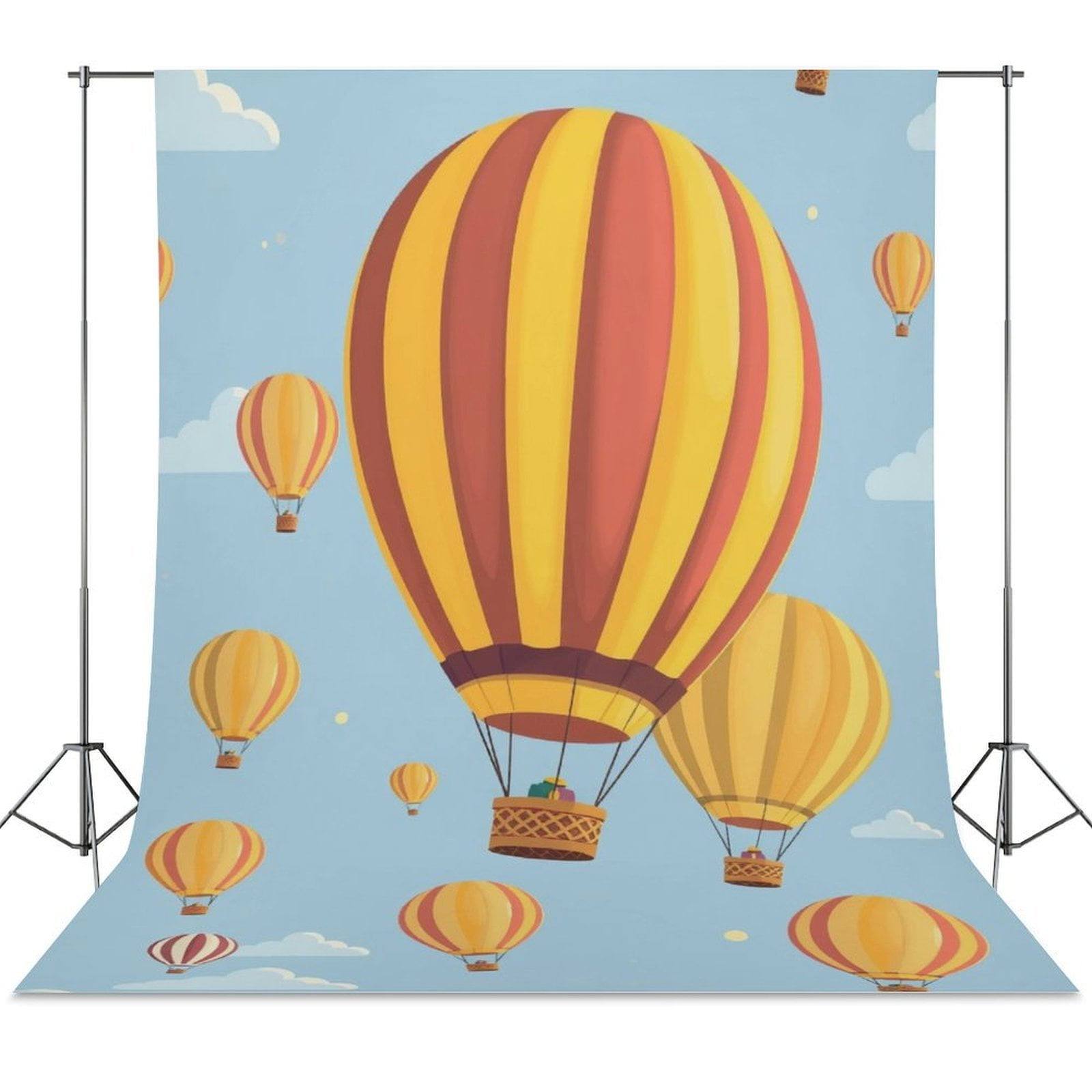 Hot Air Balloon Party Backdrop Birthday Decoration Backgrounds for ...