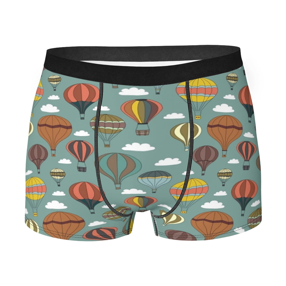 Hot Air Balloon Pattern Sky Boxer Shorts For Man 3D Print Male ...