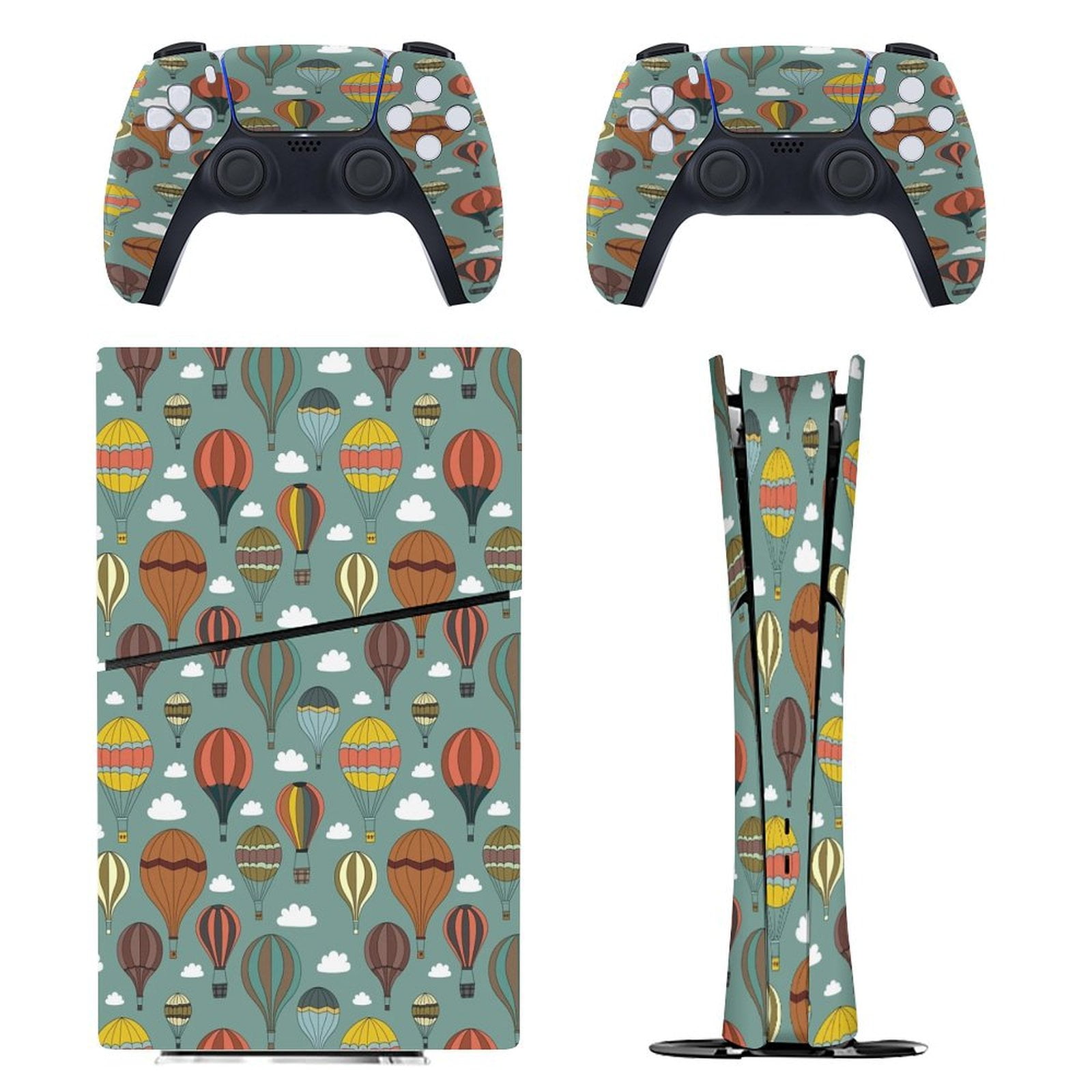 Hot Air Balloon Pattern Sky PS5/PS5 Pro/PS5 Slim Digital Disc Skin ...
