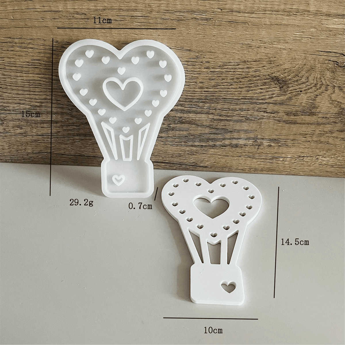 Hot Air Balloon Silicone Mold Gypsum DIY Xingxing Aixin House ...