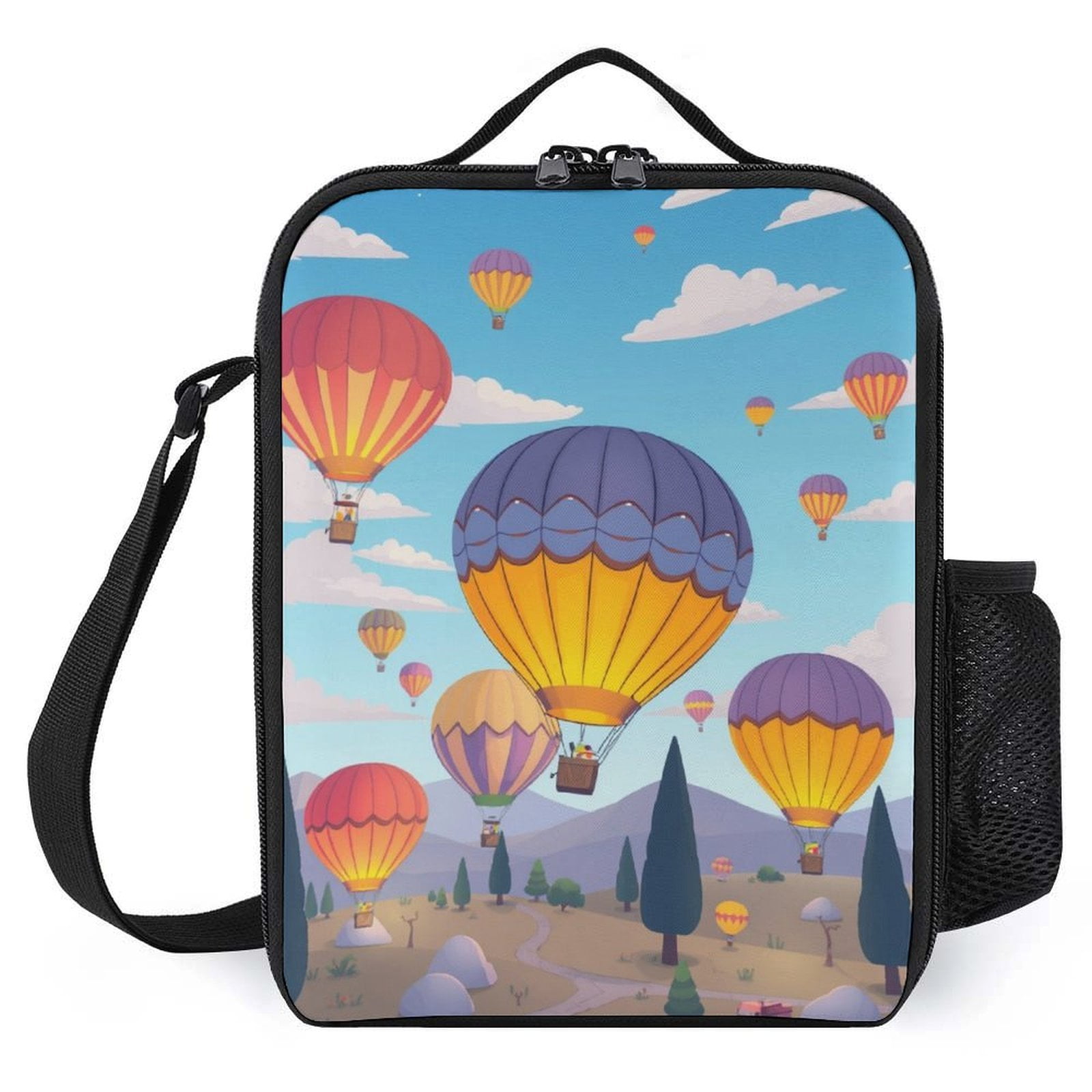 Hot Air Balloon Single Crossbody Bag, Handbag, Men's And Women's ...