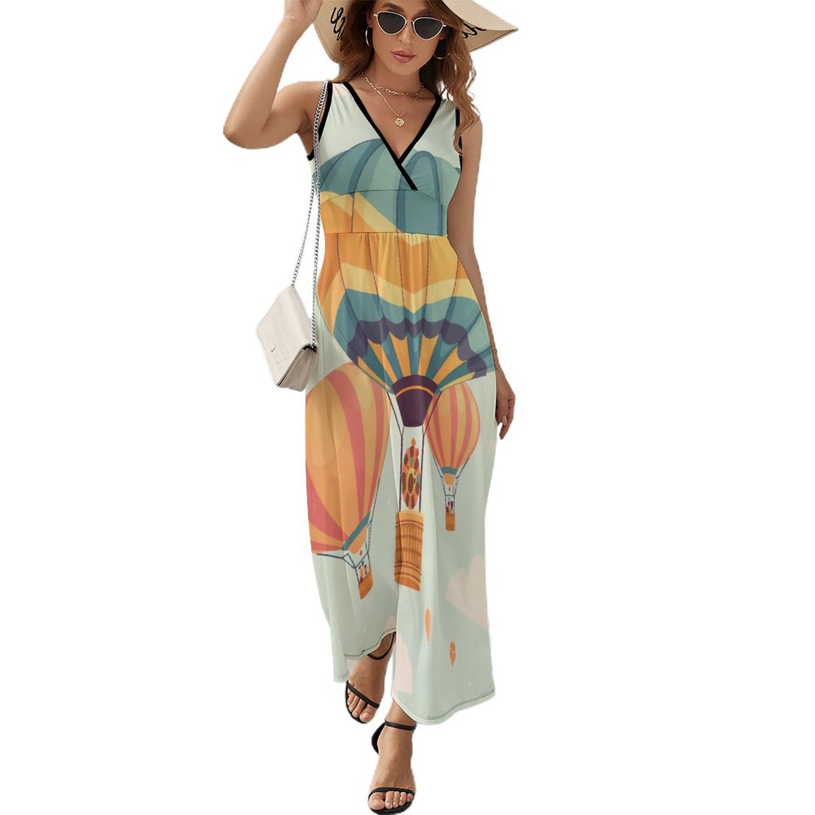 Hot Air Balloon Sleeveless Dress Luxury Dresses For Official Occasions ...