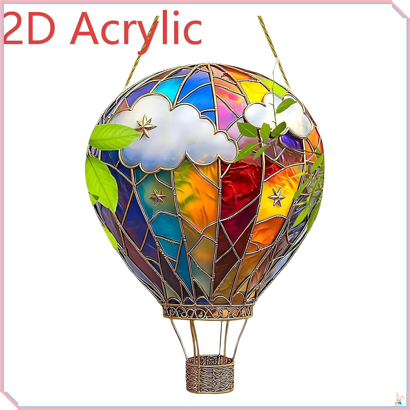 Hot Air Balloon Solar Lantern for Garden Decor, Flickering Flame ...