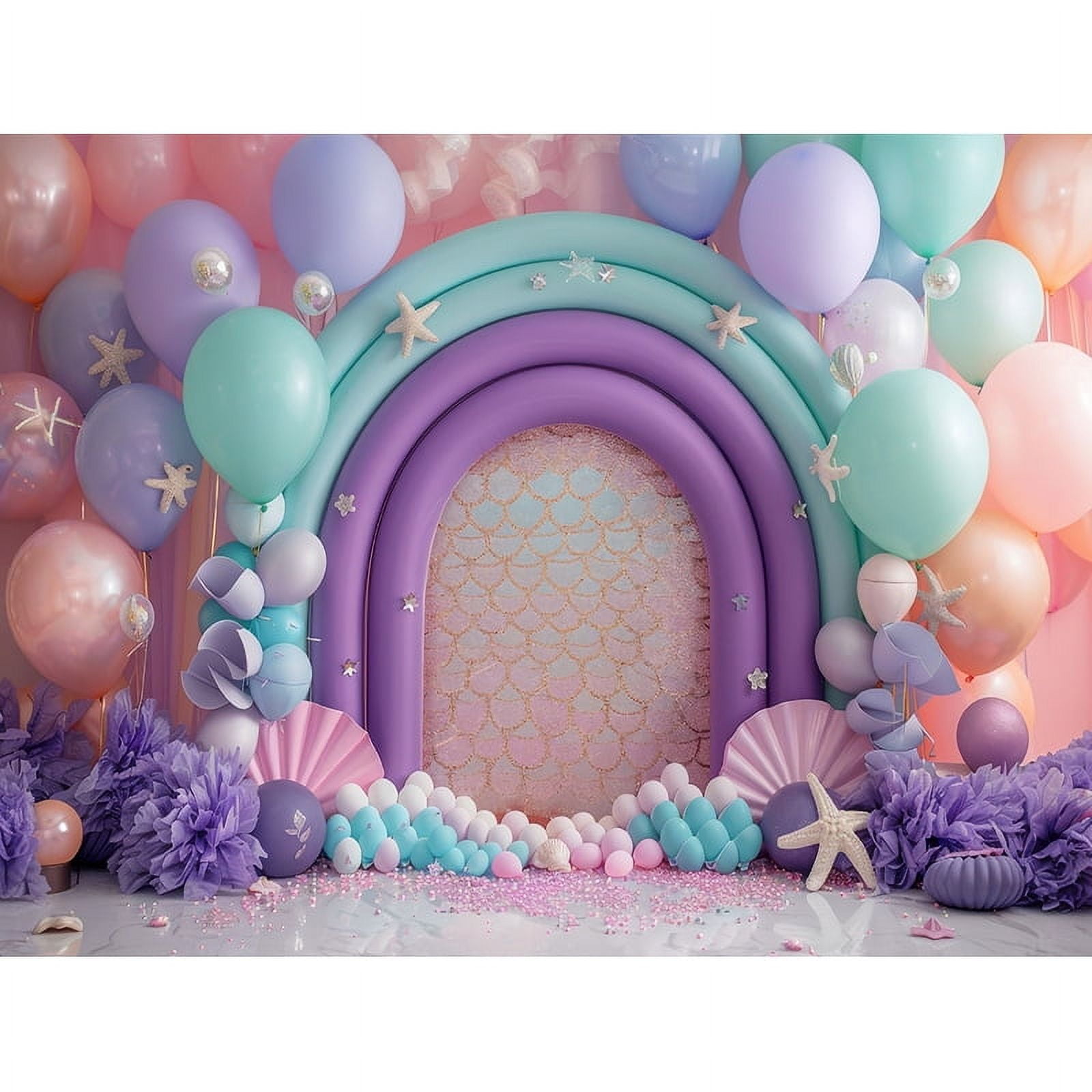 Hot Air Balloon Stars Versatile Digital Photography Backdrop Banner ...