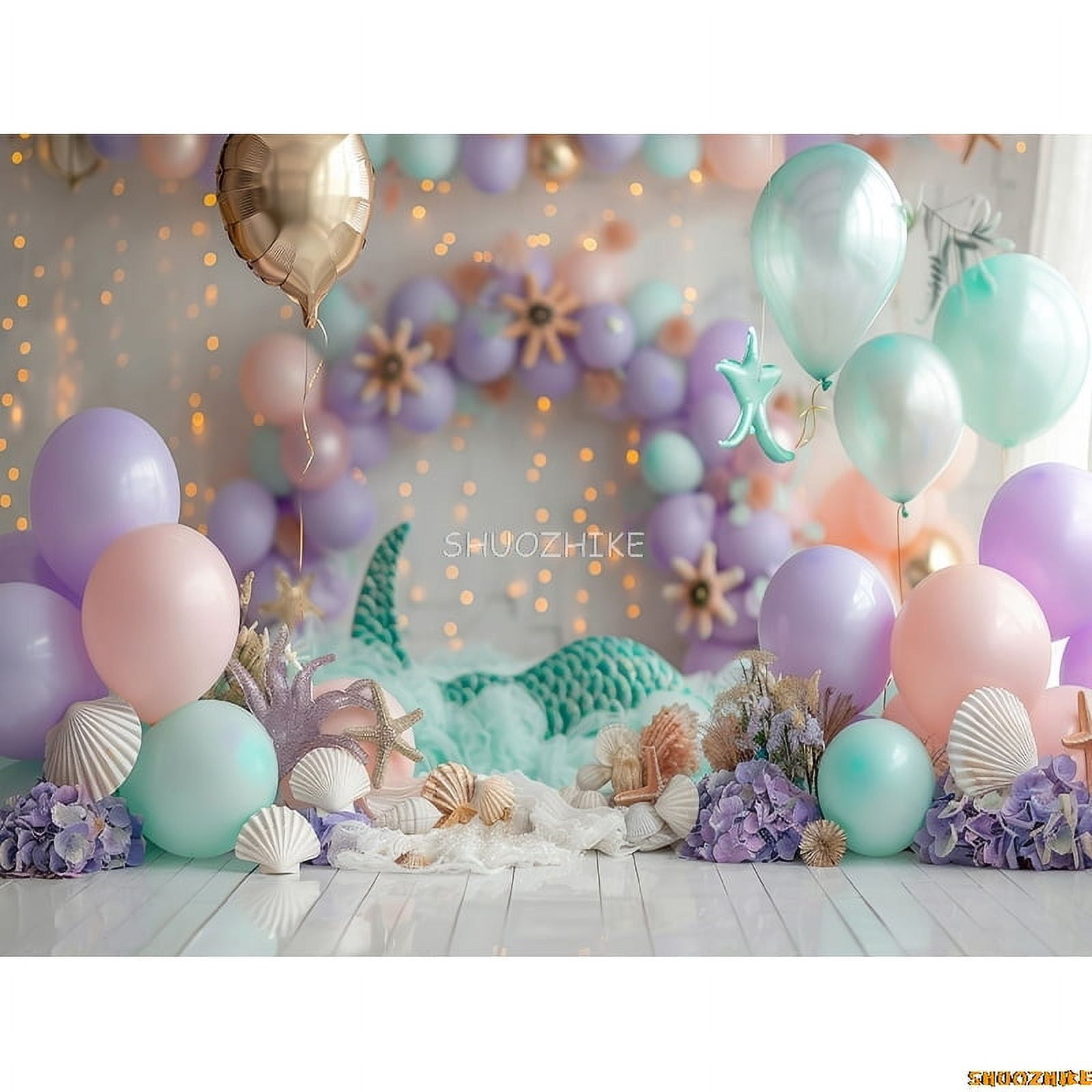 Hot Air Balloon Stars Versatile Digital Photography Backdrop Banner ...