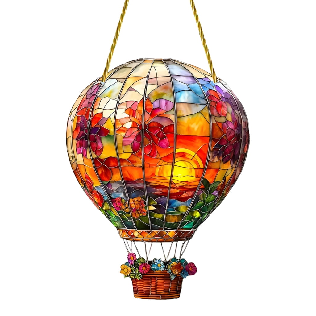 Hot Air Balloon Sun Catcher Hot Air Balloon Window Hanging Acrylic Hot ...