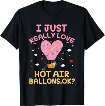 Hot Air Balloon Thrill Seeker Balloonist Ballooning T-Shirt - Walmart.com