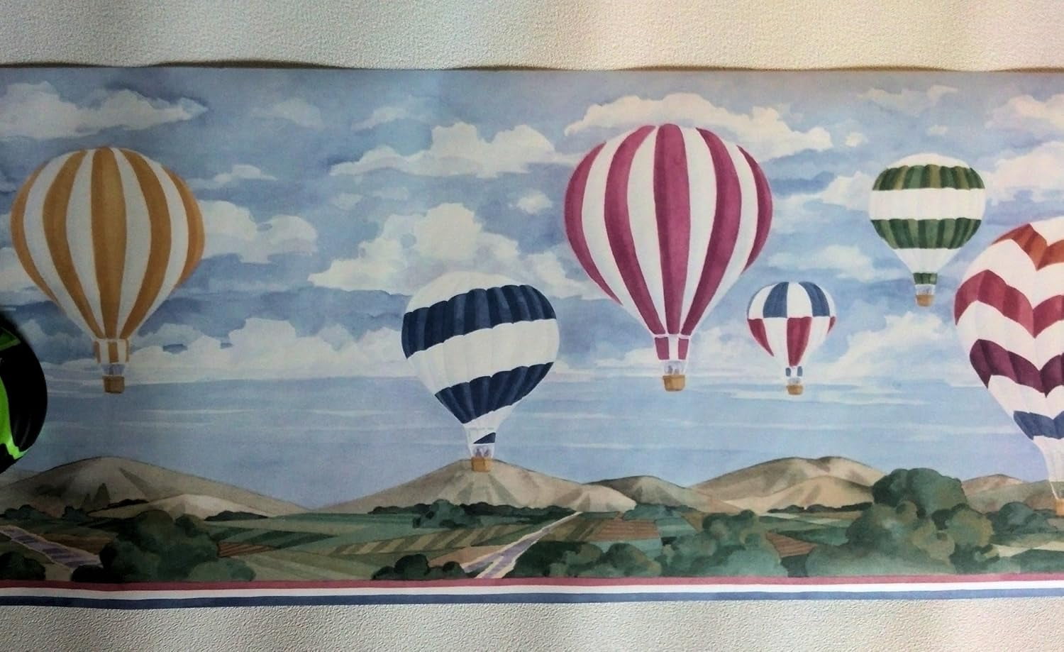Hot Air Balloon Wallpaper Border - Walmart.com