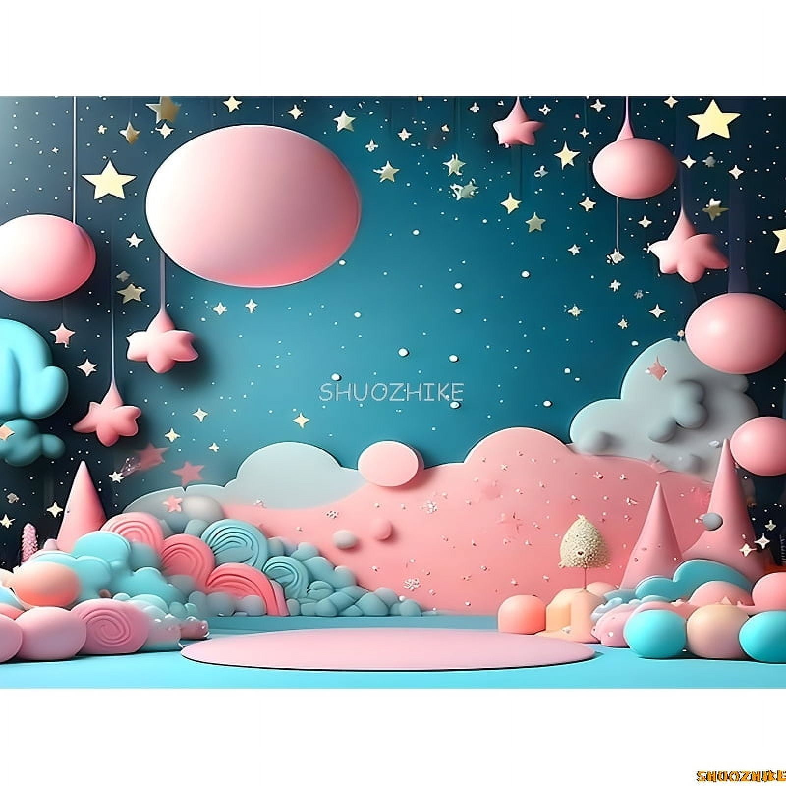 Hot Air Balloons Birthday Party Photography Backdrops Props Newborn ...