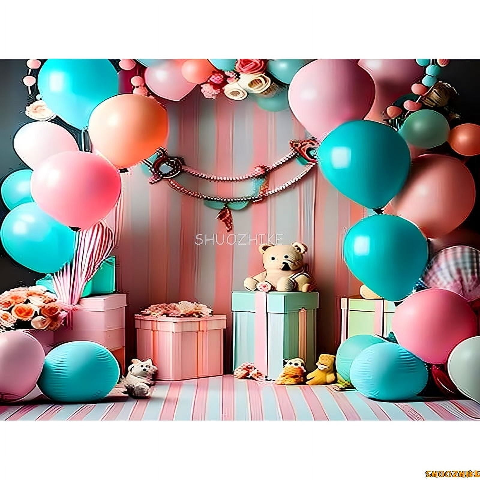 Hot Air Balloons Birthday Party Photography Backdrops Props Newborn ...