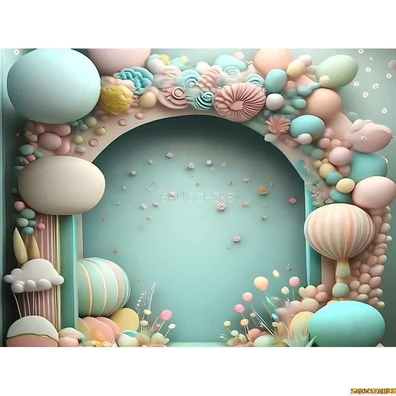 Hot Air Balloons Birthday Party Photography Backdrops Props Newborn ...