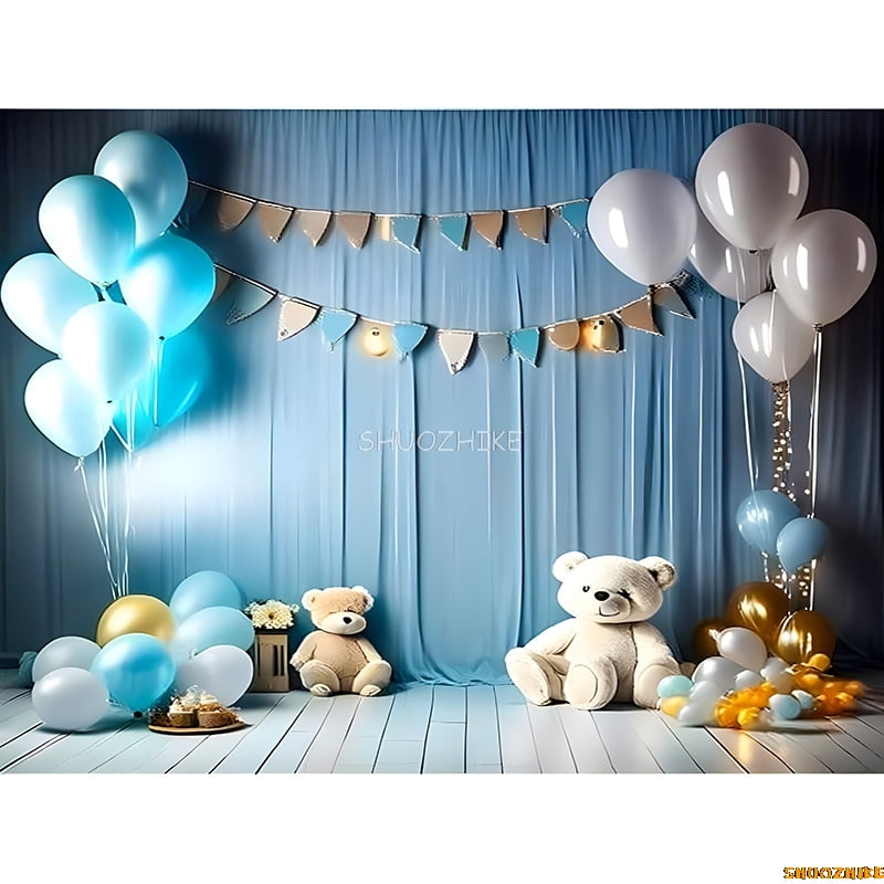 Hot Air Balloons Birthday Party Photography Backdrops Props Newborn ...