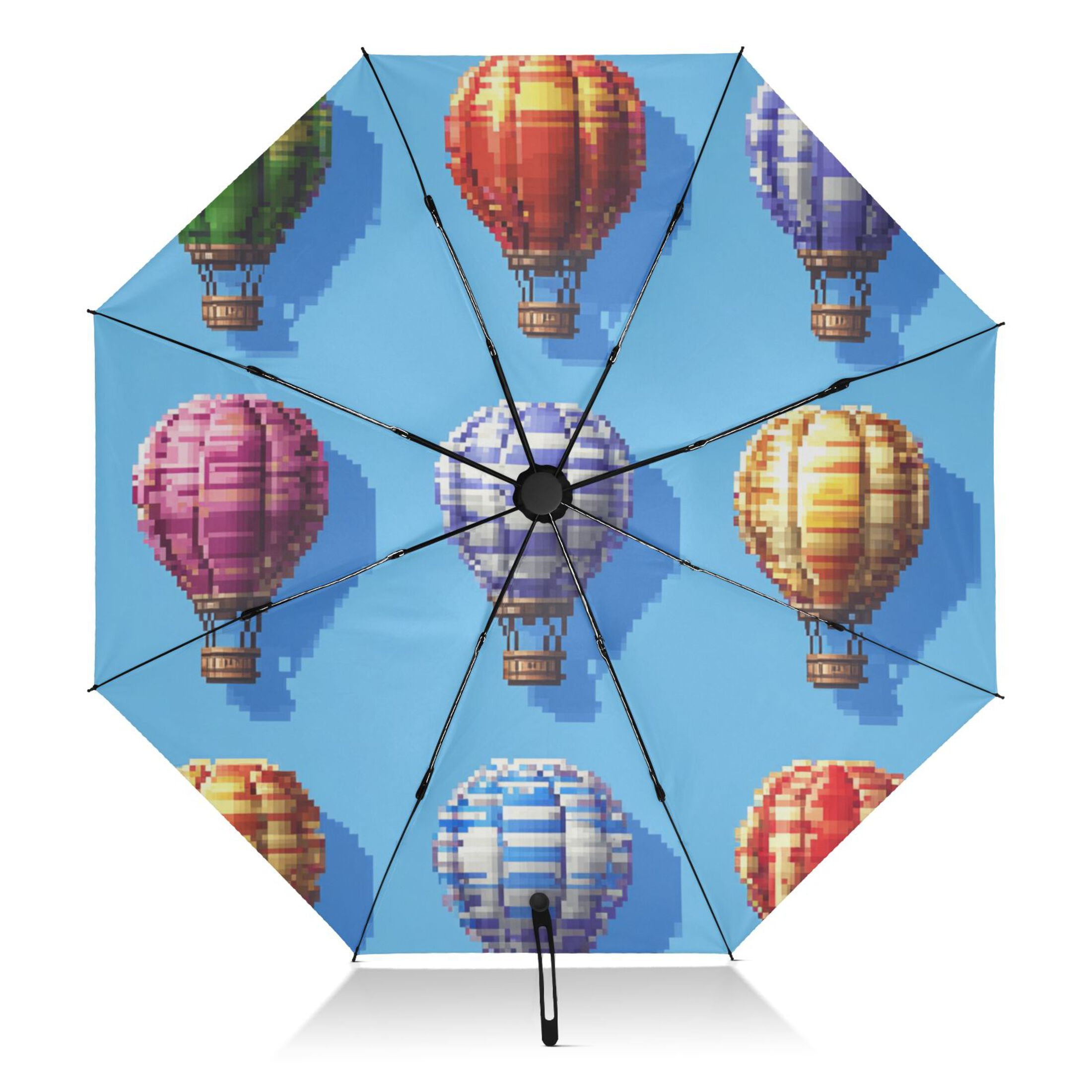 Hot Air Balloons Extra Large Automatic Umbrella, UV Protection ...