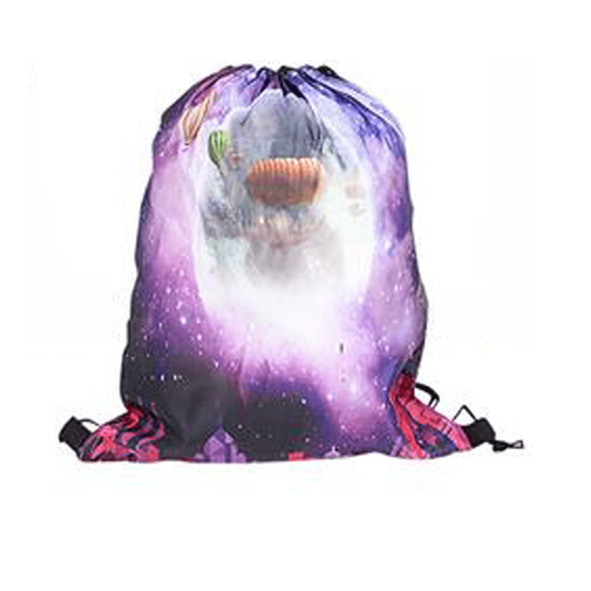 Hot Air Balloons Galaxy Drawstring Backpack - Walmart.com