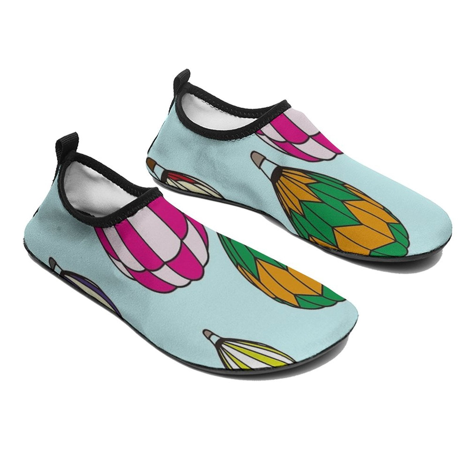 Hot Air Balloons Water Shoes Beach Slip-on Shoes for Men Women Swim ...