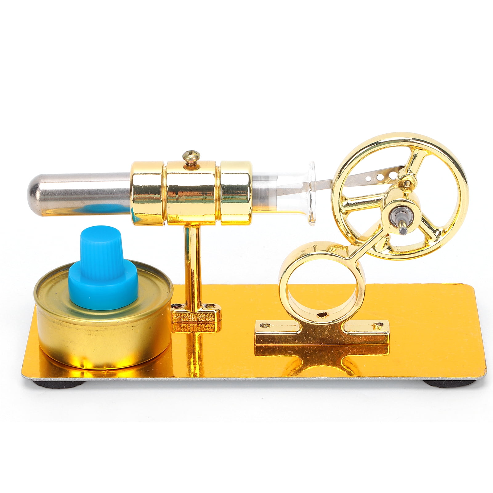 Hot Air Engine Model Mini Motor Power Generator Single Flywheel ...