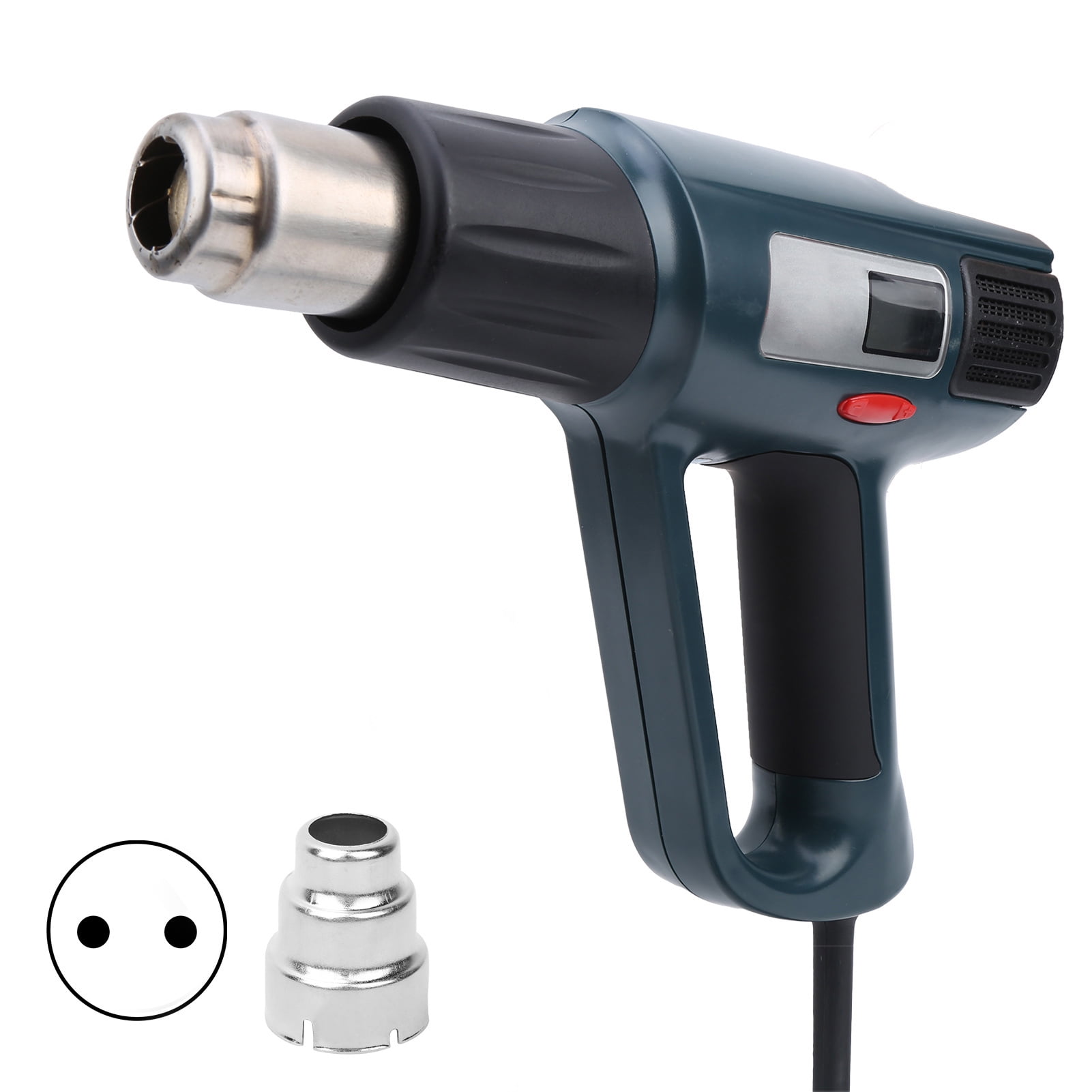 Hot Air Gun Blower LCD Digital Display 2000W 220V Adjustable Temp for ...