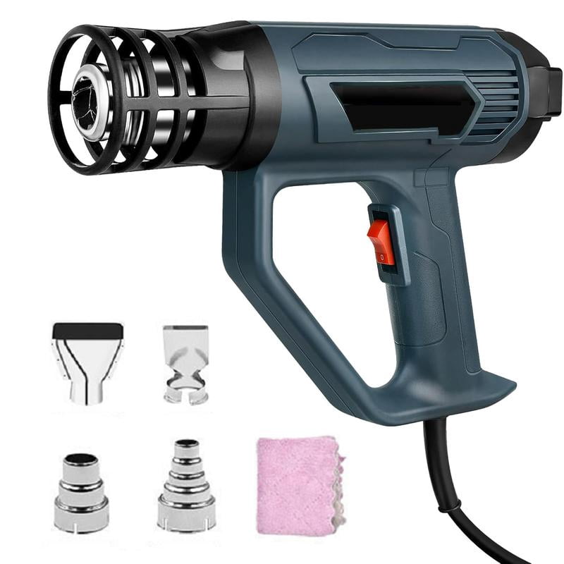 Hot Air Gun Kit, 2500W Heat Gun Electric Hot Air Gun ,122℉-1202℉（50 ...